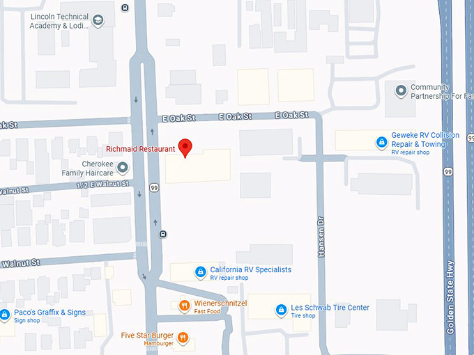 16. richmaid restaurant map