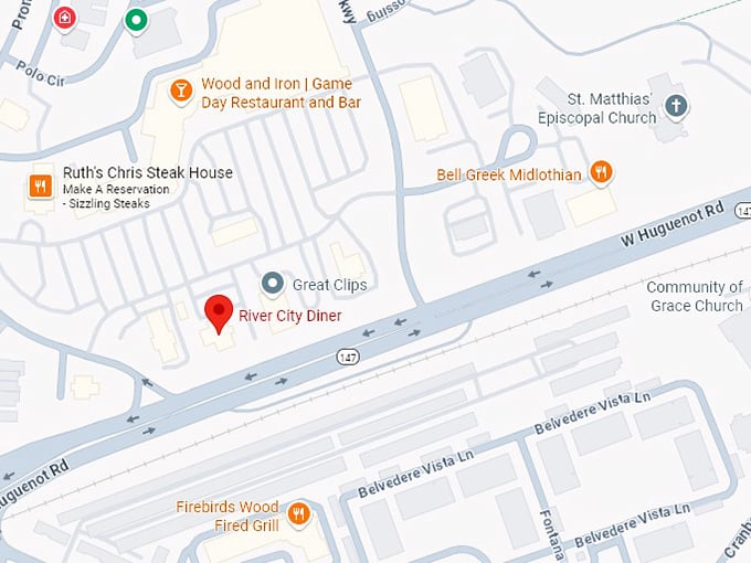 16. river city diner map