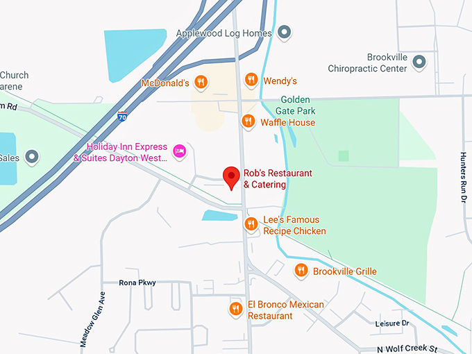 16. rob's restaurant & catering map