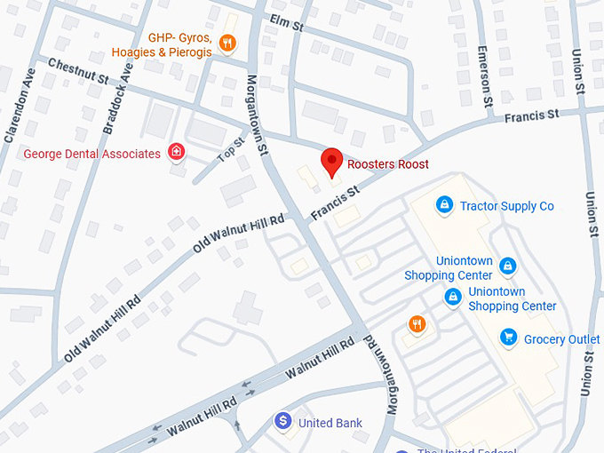 16. roosters roost map