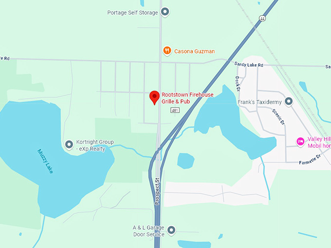 16. rootstown firehouse grille & pub map