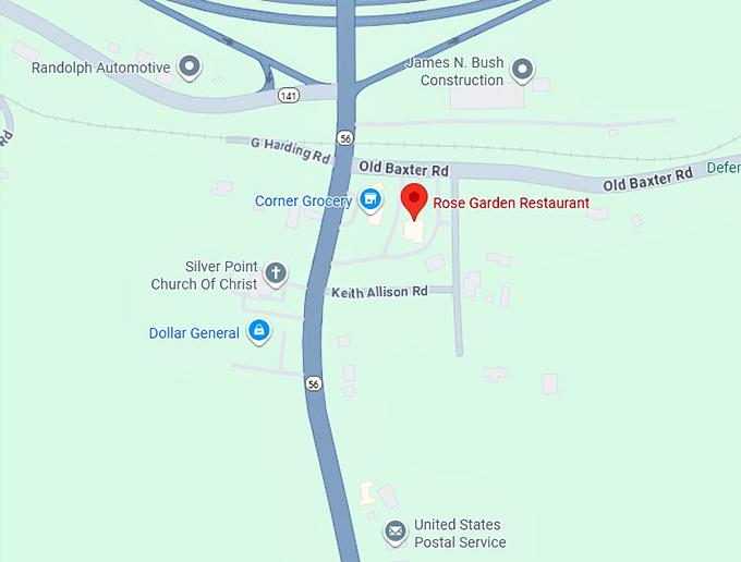 16. rose garden restaurant map