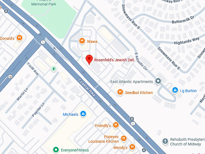 16. rosenfeld's jewish deli map