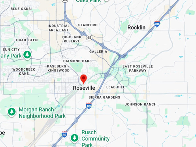 16. roseville map