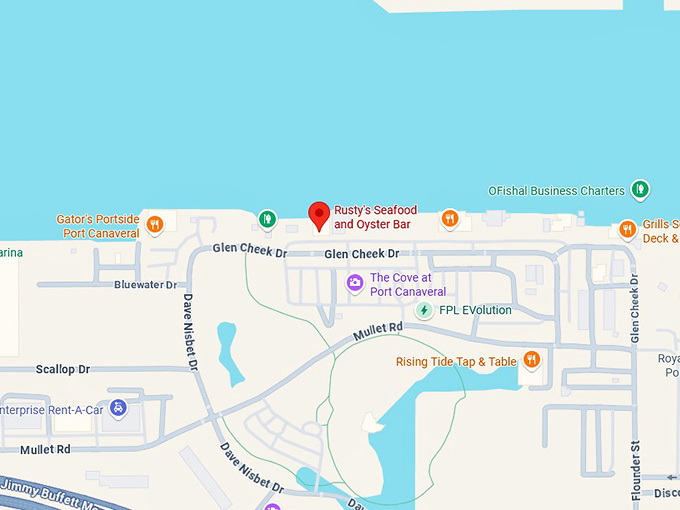 16. rusty&rsquo;s seafood and oyster bar map
