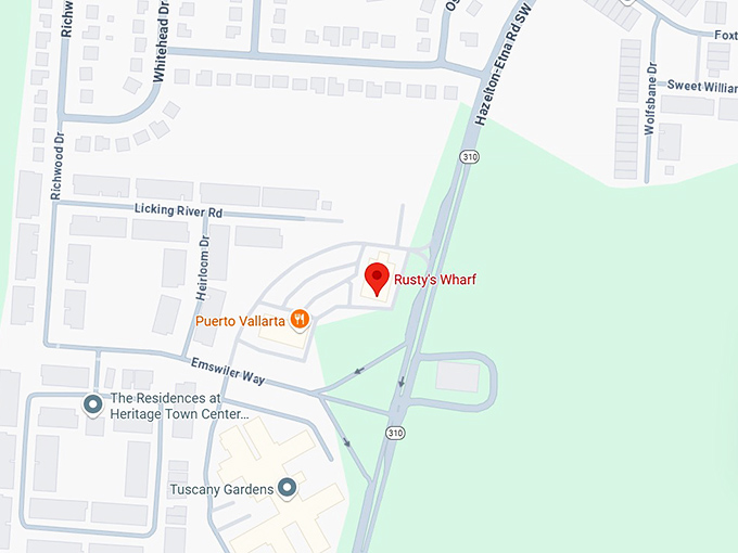 16. rusty's wharf map