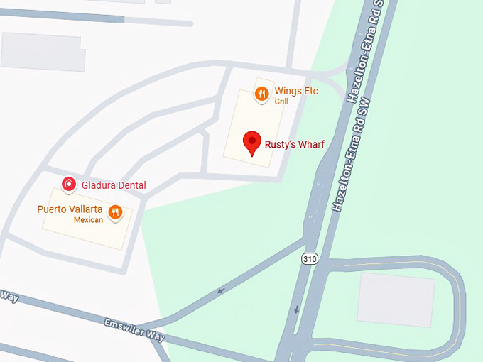 16. rusty's wharf map