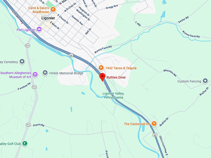 16. ruthies diner map