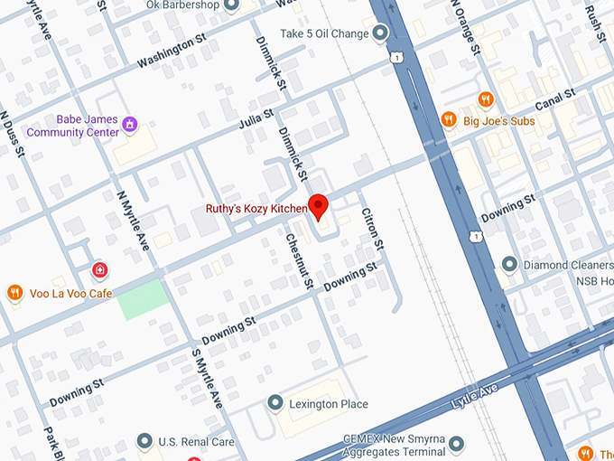 16. ruthy's kozy kitchen map