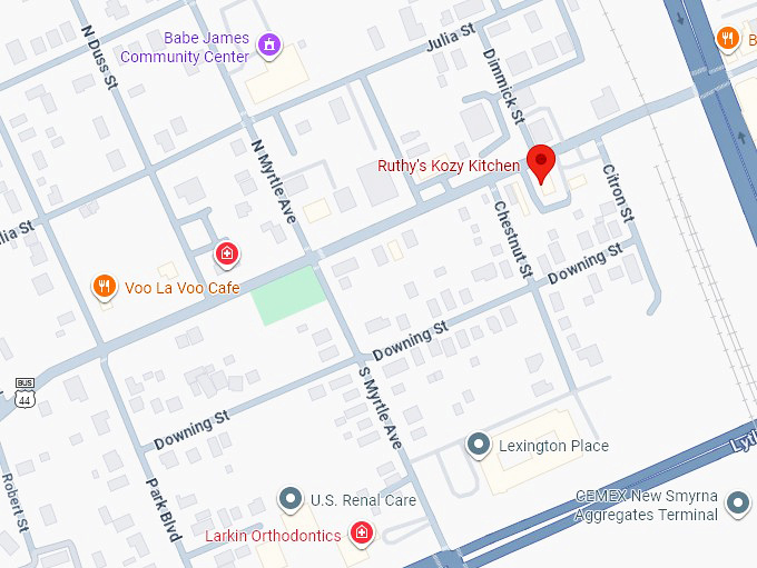 16. ruthy's kozy kitchen map