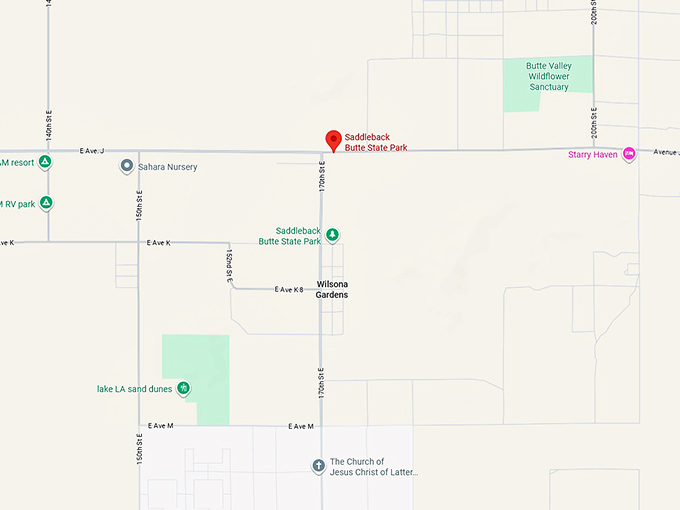 16. saddleback butte state park map