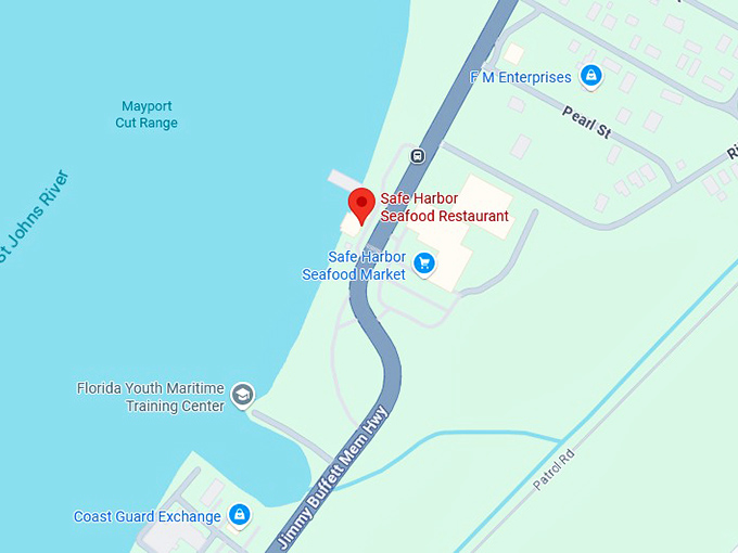 16. safe harbor seafood restaurant map