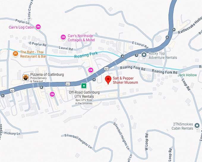 16. salt & pepper shaker museum map