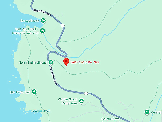 16. salt point state park map