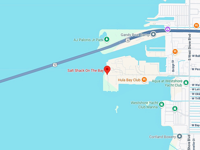 16. salt shack on the bay map