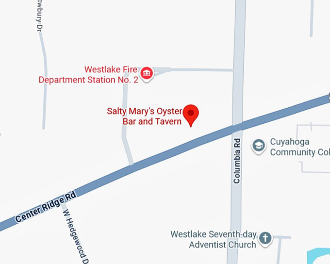 16. salty mary's oyster bar and tavern map