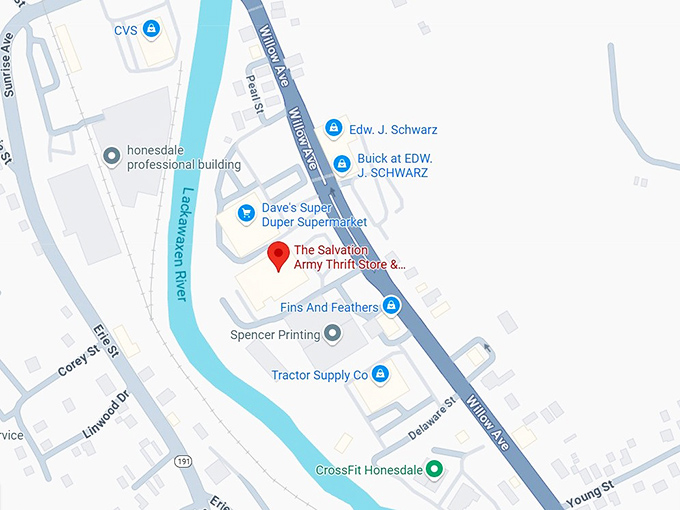 16. salvation army map