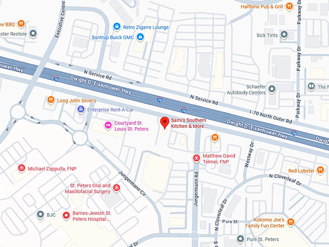 16. sami&rsquo;s southern kitchen & more saint peters, mo map