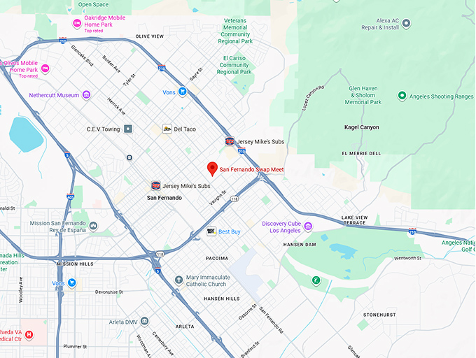 16. san fernando swap meet map