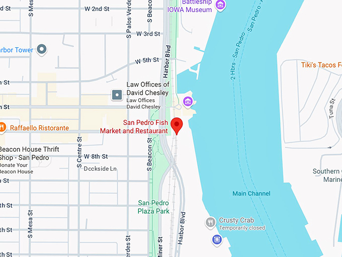 16. san pedro fish market and restaurant map