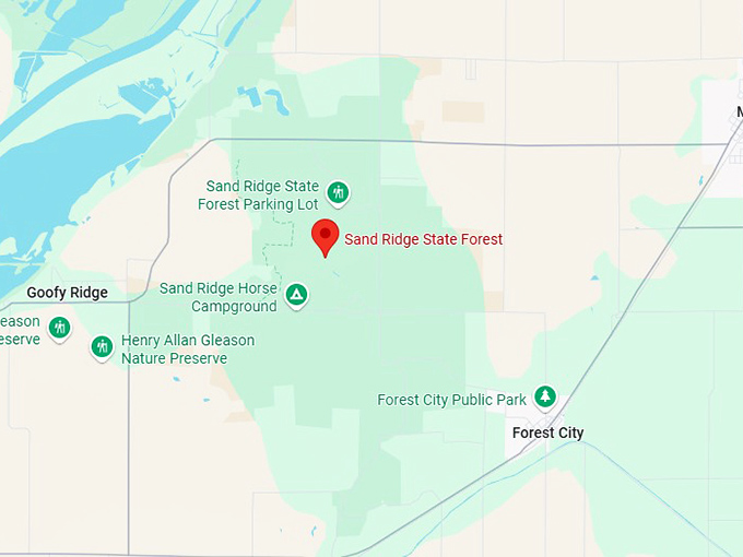 16. sand ridge state forest map