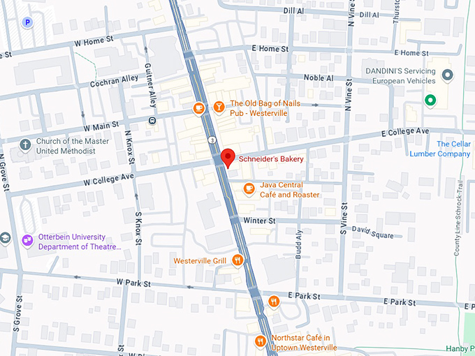 16. schneider’s bakery map