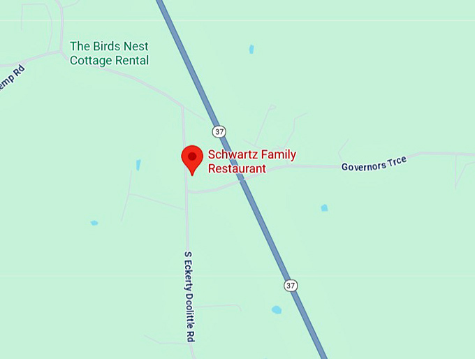 schwartz family restaurant map