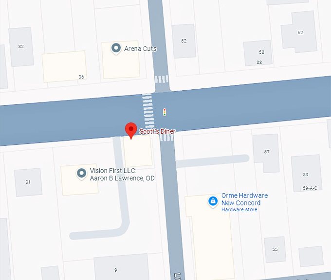 16. scott's diner map