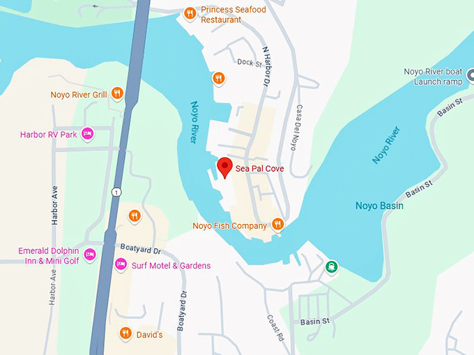 16. sea pal cove map