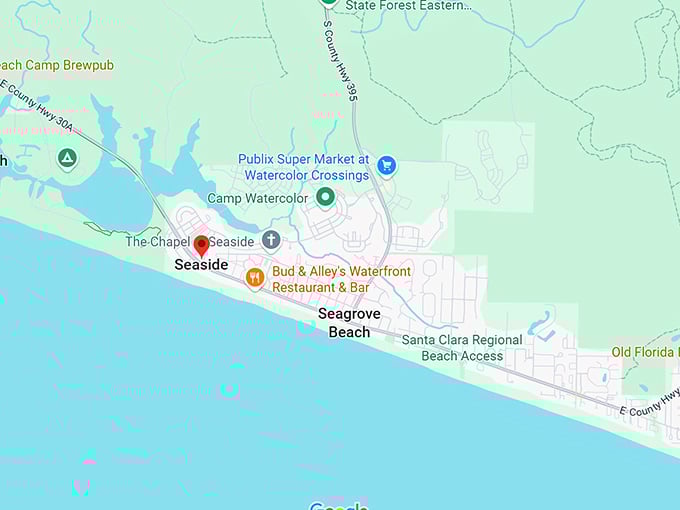 16. seaside fl map