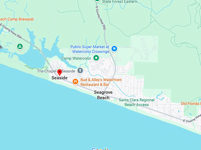 16. seaside fl map