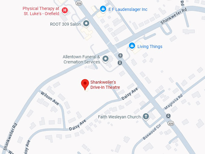 16. shankweiler's drive in theatre map