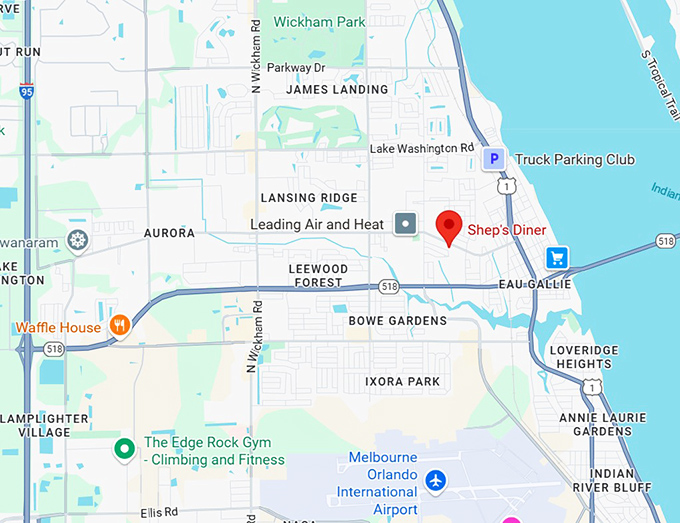 16. shep's diner map