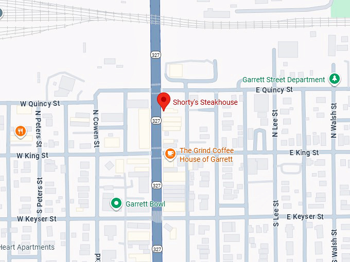 16. shorty's steakhouse map