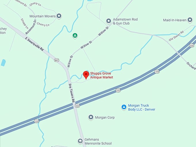 16. shupp&rsquo;s grove antique market map