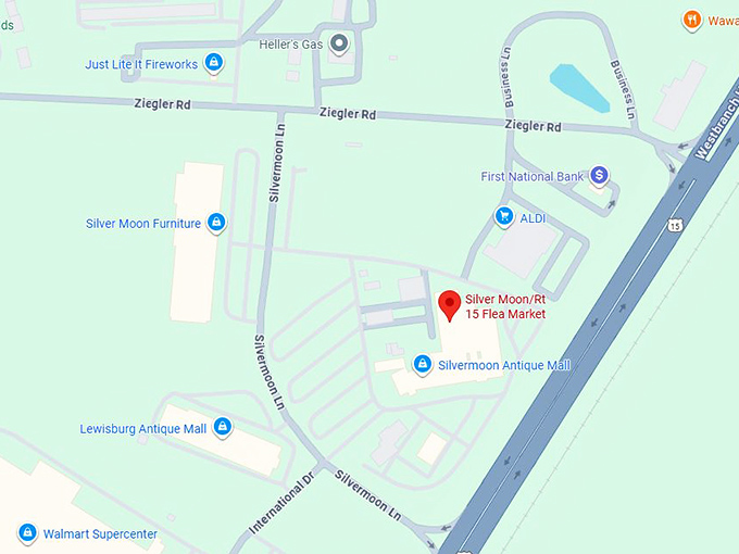 16. silver moon flea market map