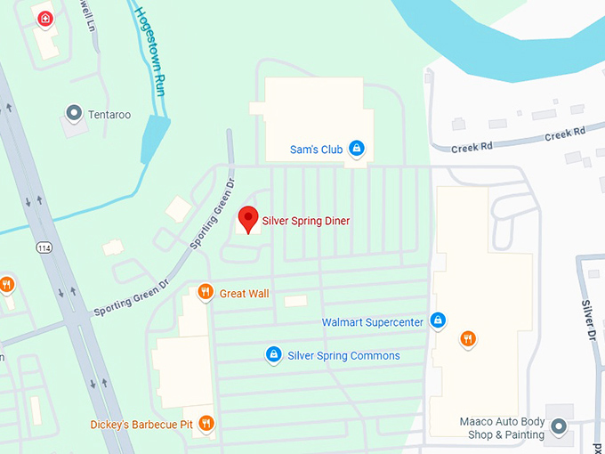 16. silver spring diner map