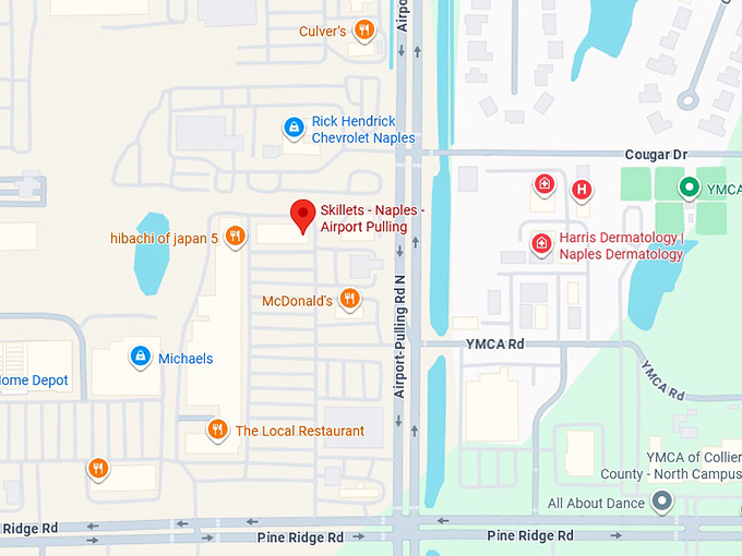 16. skillets naples airport pulling (5461 airport pulling rd n) map
