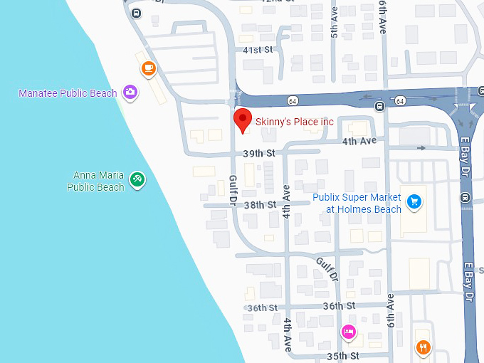 16. skinny's place inc. map