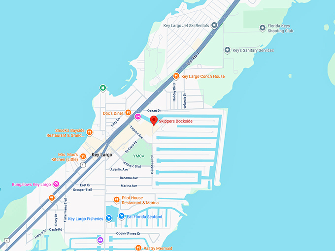 16. skippers dockside map