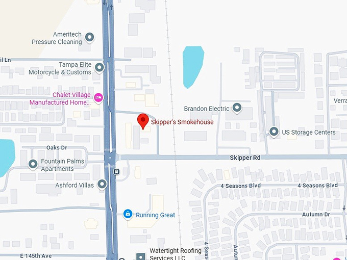 16. skipper's smokehouse map