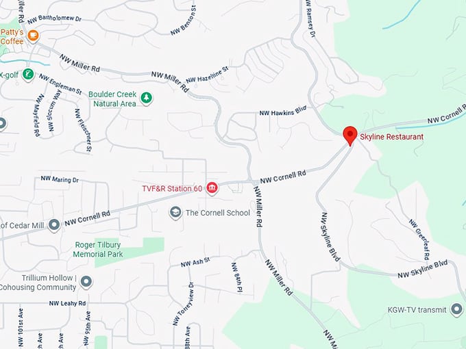 16. skyline restaurant map1