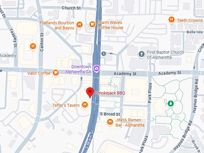 16. smokejack bbq map