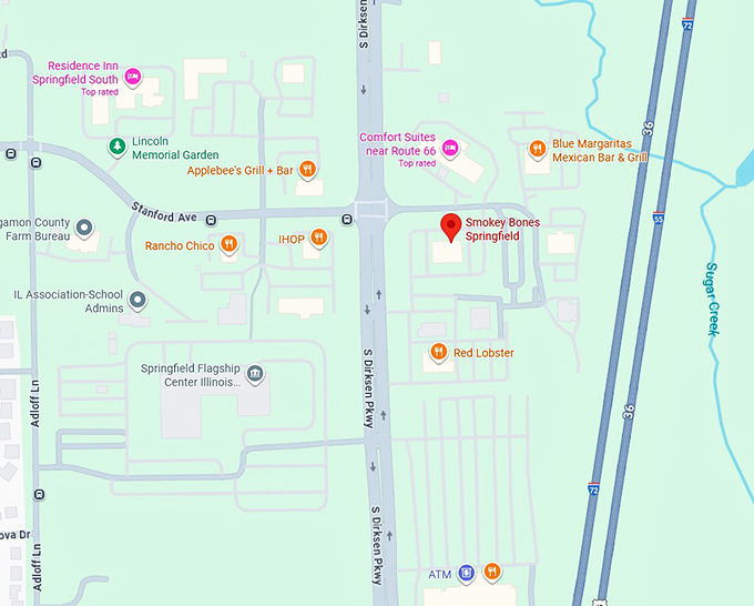 16. smokey bones springfield map