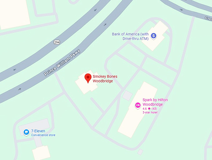 16. smokey bones woodbridge map