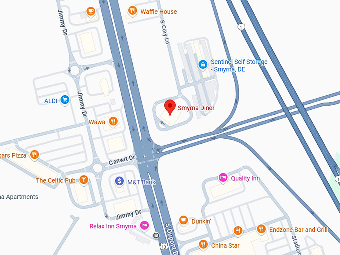 16. smyrna diner map