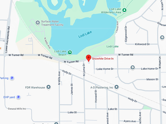 16. snow white drive in map