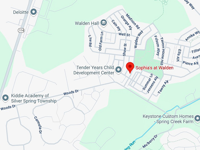 16. sophia's at walden map