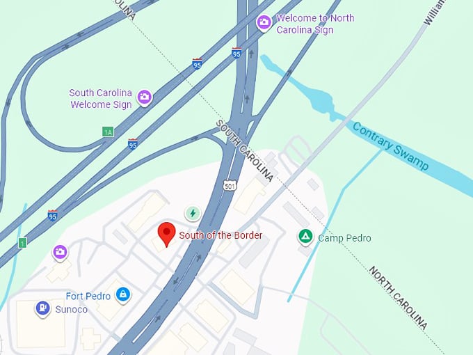 16. south of the border map