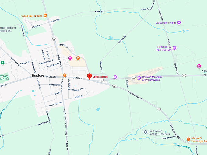 16. speckled hen map